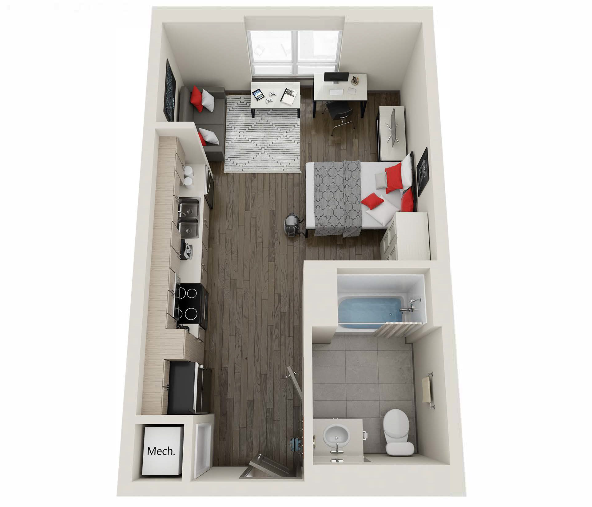 Studio Apartment | Maple Hall